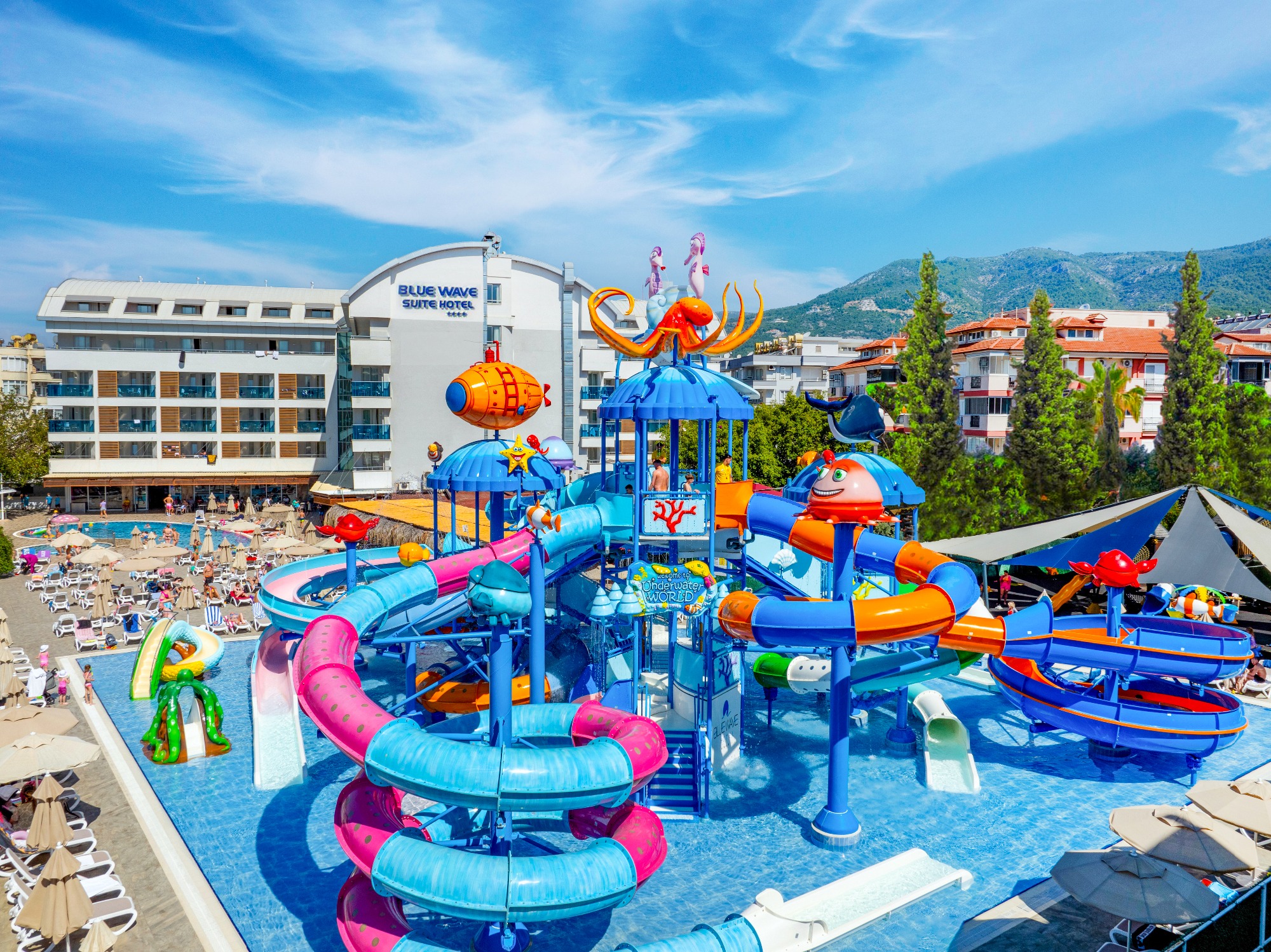 PLAJ & HAVUZ - BLUE WAVE HOTEL - ALANYA / ANTALYA